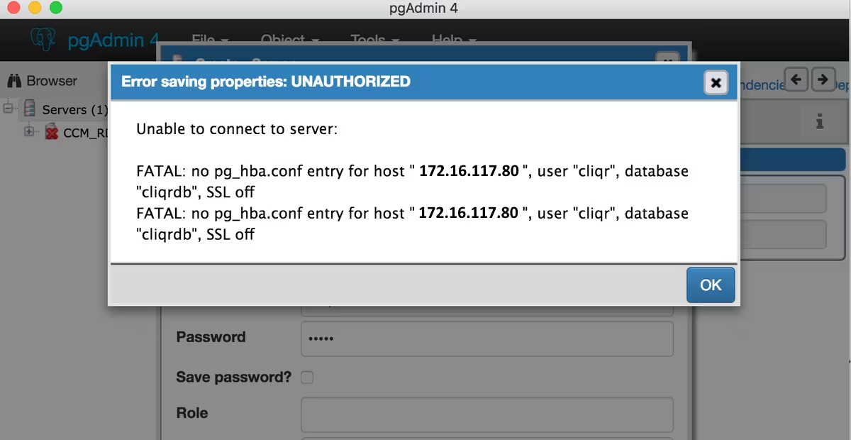 Khắc phục lỗi “no pg_hba.conf entry for host” trên PostgreSQL - VinaScript