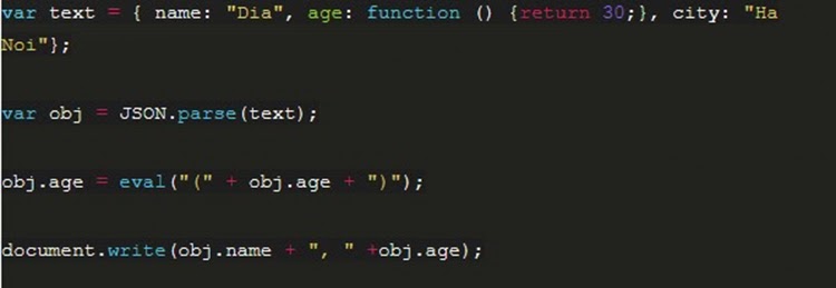Sử dụng JSON và các hàm của JSON trong Javascript - VinaScript