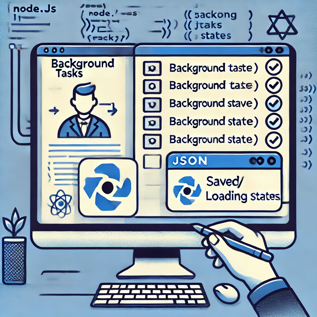 Cách sử dụng json để lưu trạng thái và khôi phục tác vụ trong ứng dụng Node.js - VinaScript
